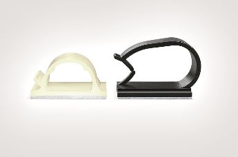 Cable clip solutions: adhesive and screw-in options