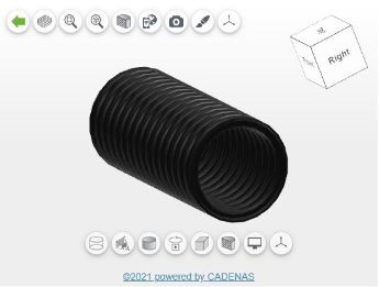 Corrugated tubing, convoluted tubing