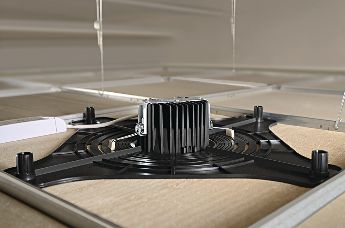 Downlight covers SpotClip for electrical installation