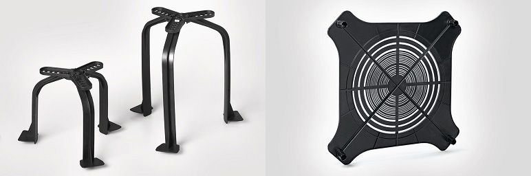 Downlight covers SpotClip for electrical installation