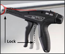 Cable tie guns: manual, pneumatic, automatic
